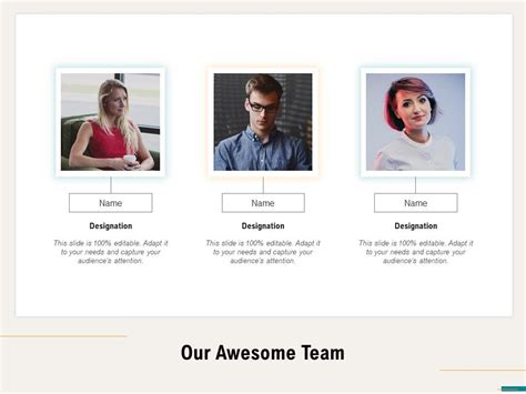 Agile Sprint Marketing Our Awesome Team Ppt Styles Brochure PDF