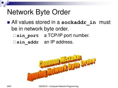 Ppt Csce 515 Computer Network Programming Socket Powerpoint