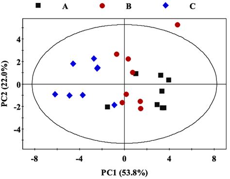 Pca Scores Plot Based On 1 H Nmr Spectra Of Serum Obtained From The A