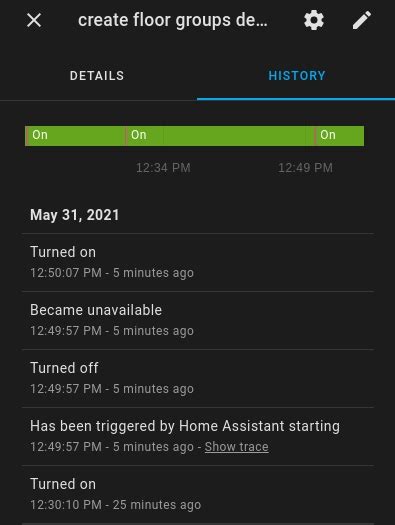 automation executed during startup gets unavailable configuration