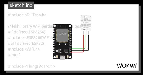 Thingsboard Suhu Dan Kelembaban Copy Wokwi ESP32 STM32 Arduino Simulator