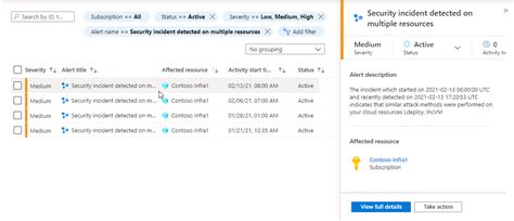 보안 인시던트 관리 Microsoft Defender For Cloud Microsoft Learn