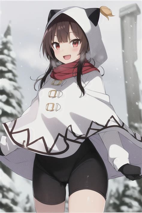 Megumin Konosuba Megumin Winter Outfit Showcase Civitai