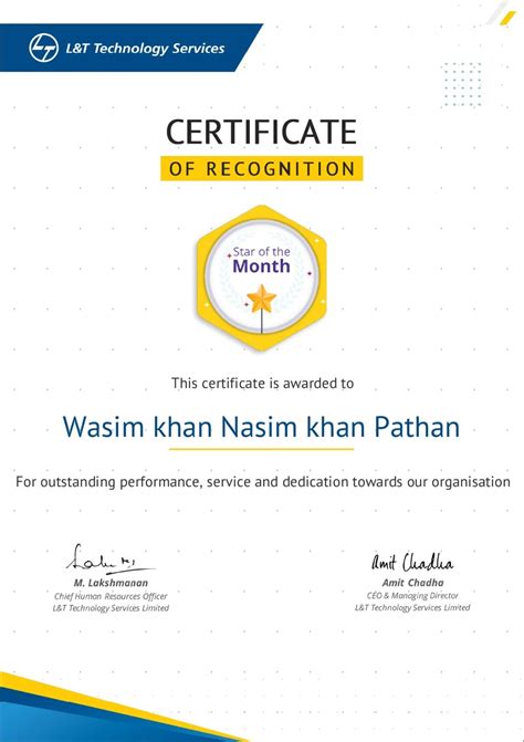 Wasim Khan Pathan On Linkedin Starofthemonth Recognition Gratitude