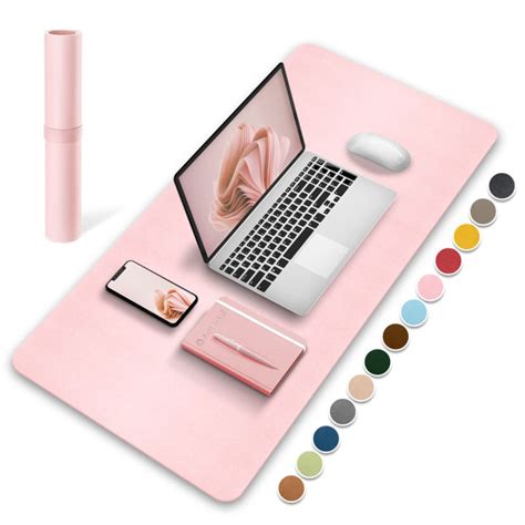 nikko leather mouse pad oversized computer keyboard pad office desk pad