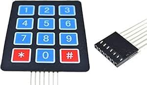 X Membrane Matrix Keypad Module For Arduino Raspberry Pi Buy Online At Best Price In KSA