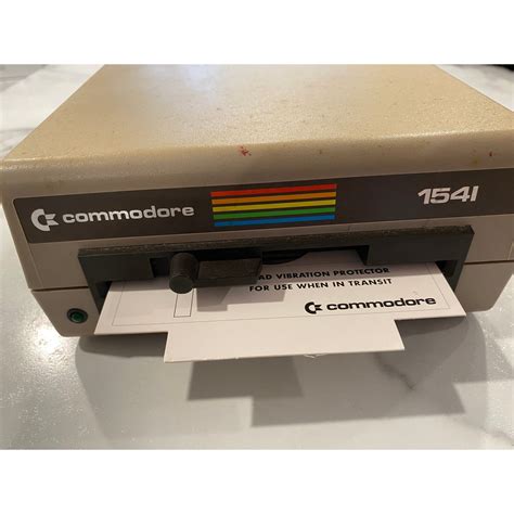 Commodore 1541 Floppy Disk Drive W Power Supply Transit Card