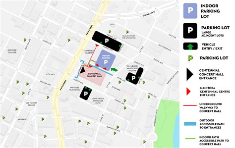 Location Transit And Parking Centennial Concert Hall