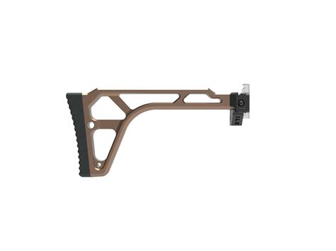 Archivo 3mf Mcx Skeleton Stock With Brace Adapter To Picatinny Ris・diseño De Impresión En 3d