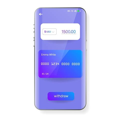 Premium Vector Mobile Banking App User Interface Withdraw