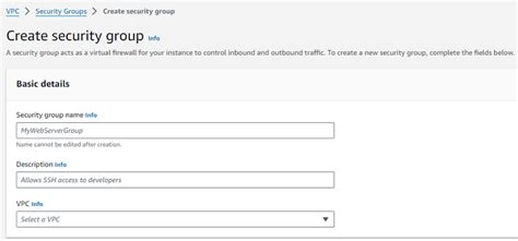 amazon vpc security groups