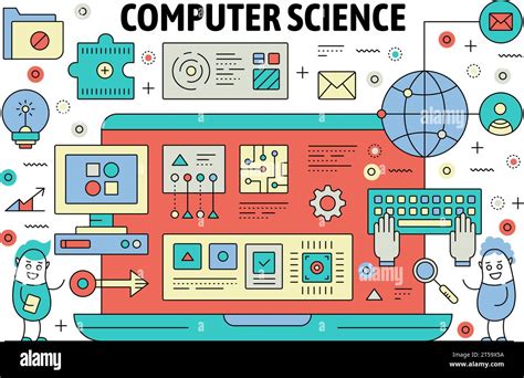 Computer Science Poster Banner Template Information Technology Machine Learning Process Design