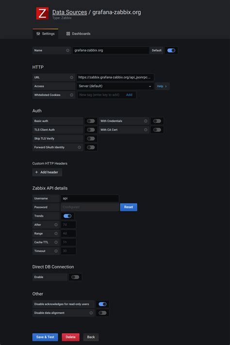 使用 grafana 统一监控展示 对接 zabbix 东风微鸣 博客园