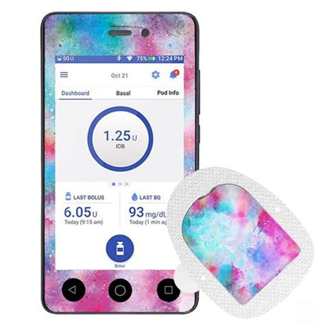 Omnipod Dash Sticker Watercolor Etsy