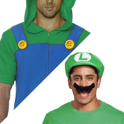Izoel Super Luigi Hat Kit Incl Luigi Green Hat 2x White Gloves 7x