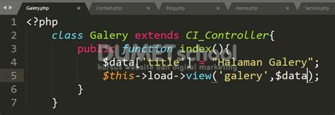 Cara Membuat Halaman Dinamis Dan Menu Active Menggunakan Codeigniter Part Kursus Web Programming