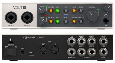Universal Audio Volt 476p And Volt 4 Interfaces