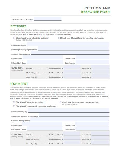 Free 33 Response Form Samples In Pdf Ms Word