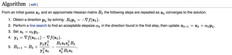 optimization understanding the broyden fletcher goldfarb shanno