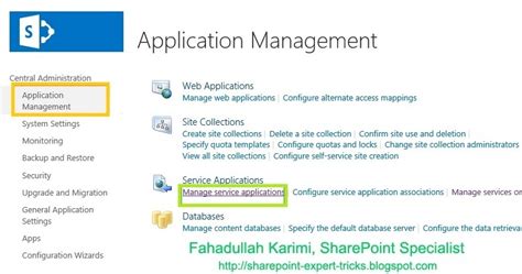 Sharepoint Tips And Tricks Configure User Profile Service Application