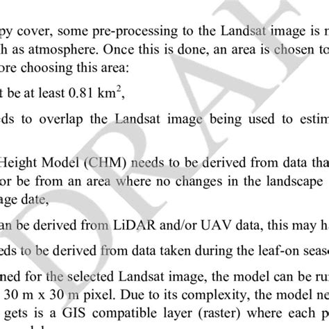 Thresholds Height Distinguishing Canopy And Background To Estimate Download Scientific Diagram