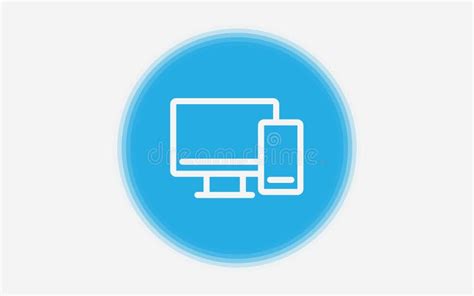 Desktop Vector Icon Sign Symbol Stock Vector Illustration Of Notebook Office 124134828