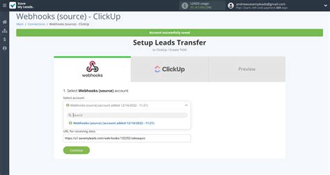 How To Connect Webhooks With Clickup Savemyleads