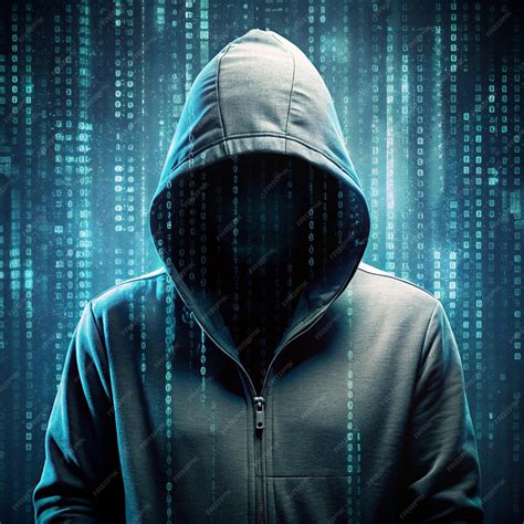 Anonymous Hacker In The Shadows Cyber Attack And Binary Code Premium Ai Generated Image
