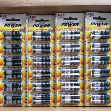 Jual Baterai Aaa Abc Super Power Original Shopee Indonesia