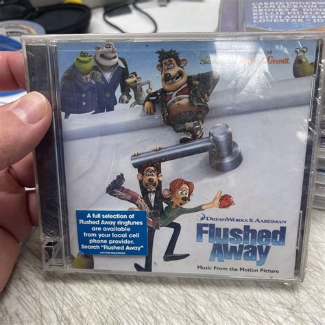 New Flushed Away Cd Soundtrack Dreamworks Aardman Music Cut Mark See