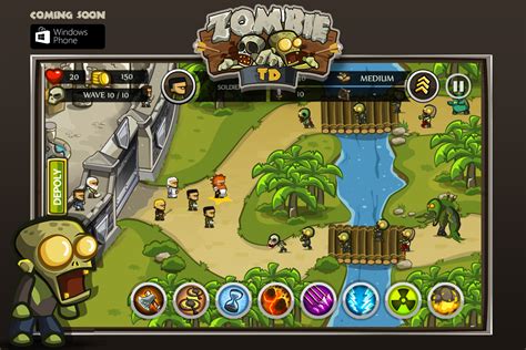 prolancers zombie tower defence mobile game behance behance