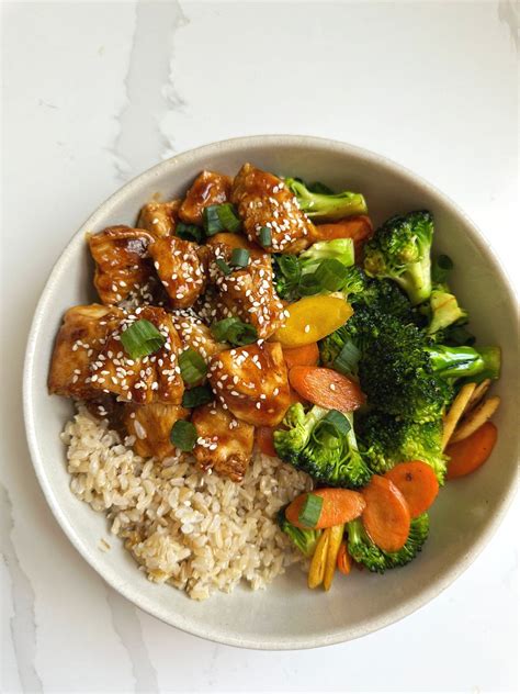 Teriyaki Chicken Bowl Recipe Спортивное питание Простые закуски