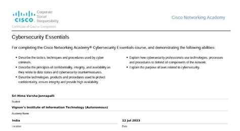 Sri Hima Varsha On Linkedin I Learned Some Basics Of Cybersecurity Few New Terms Like Black Hat