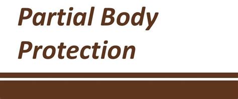 Partial Body Protection Ultitec