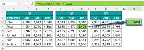 INDEX Function In Excel Formula Examples How To Use