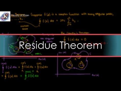 Residue Theorem And Proof YouTube Theorems Math How To Apply