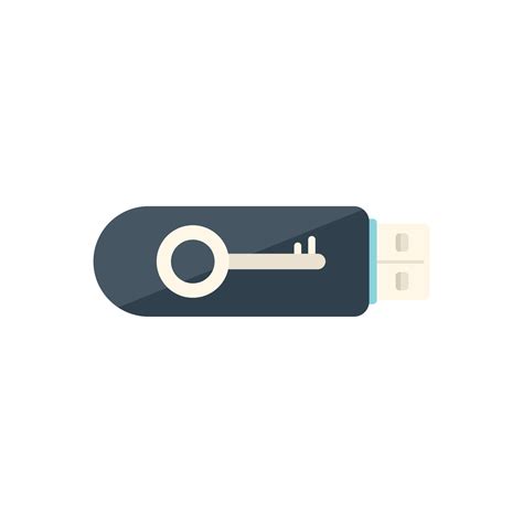Usb Flash Password Recovery Icon Flat Vector Page Account 17330313