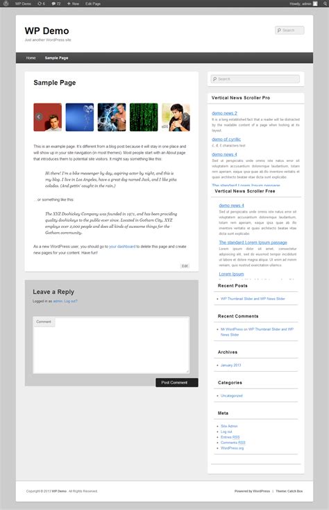 Wordpress Responsive Thumbnail Slider Pro I13 Web Solution