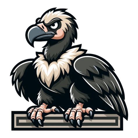 мультфильм птицы с черным фоном Премиум векторы