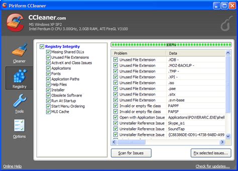 remove unused files and optimise computer performance with ccleaner 2