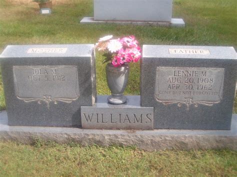 Iola Maude Garner Williams 1912 2003 Monumento Find A Grave
