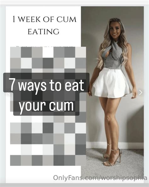 7 Ways To Eat Your Cum Mistress Sophia Has A Full Week Of Femdom Cei