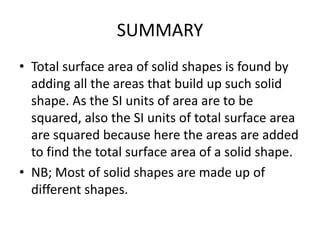 TOTAL SURFACE AREA 2 Pptx