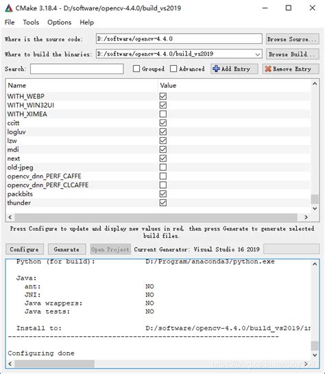 Vs Opencv Cmake，源码编译，使用及调试如何使用cmake编译并调试opencv440生成可调式的pbd源码 Csdn博客
