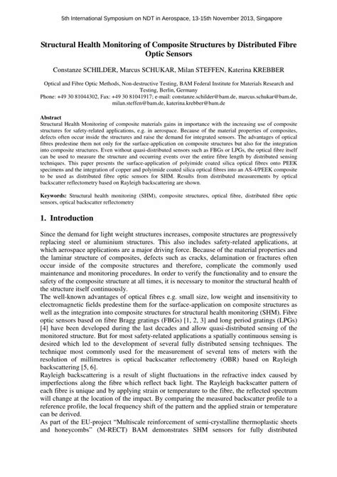 Pdf Structural Health Monitoring Of Composite Structures By · Pdf Filestructural Health