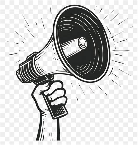 Png Hand Holding Megaphone Sketch Premium Png Rawpixel
