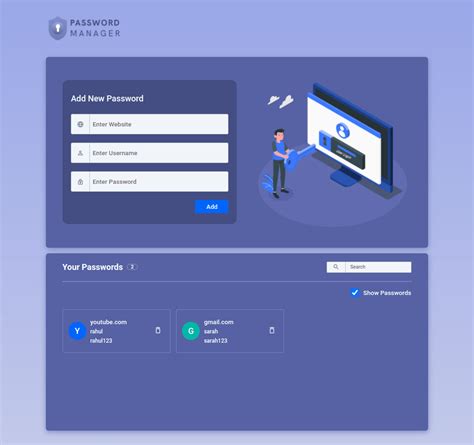 Password Manager App For React