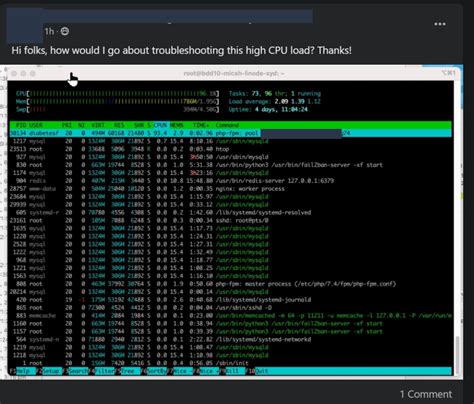 Question How Do I Troubleshoot High Cpu Load Resource Issues