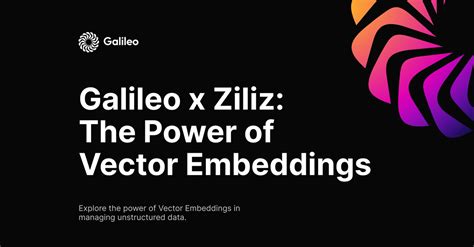 Galileo X Zilliz The Power Of Vector Embeddings Galileo Ai
