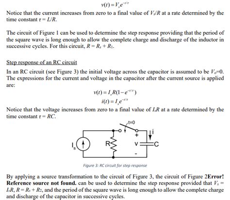 Solved Natural Response Of An RL Circuit In An RL Circuit Chegg Com